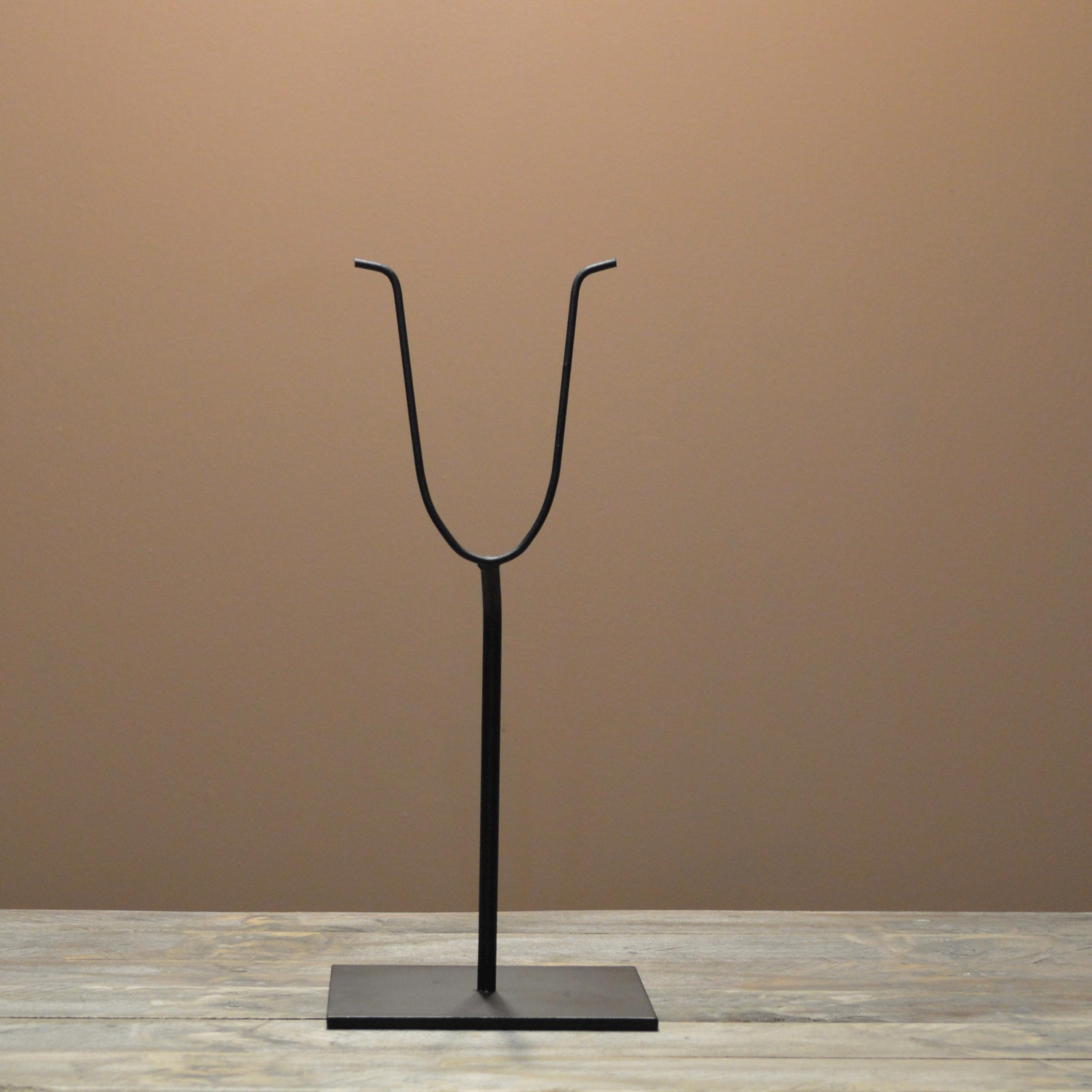 14" Y Style Metal Display Stand for African and Other Tribal Masks -5x5 ...