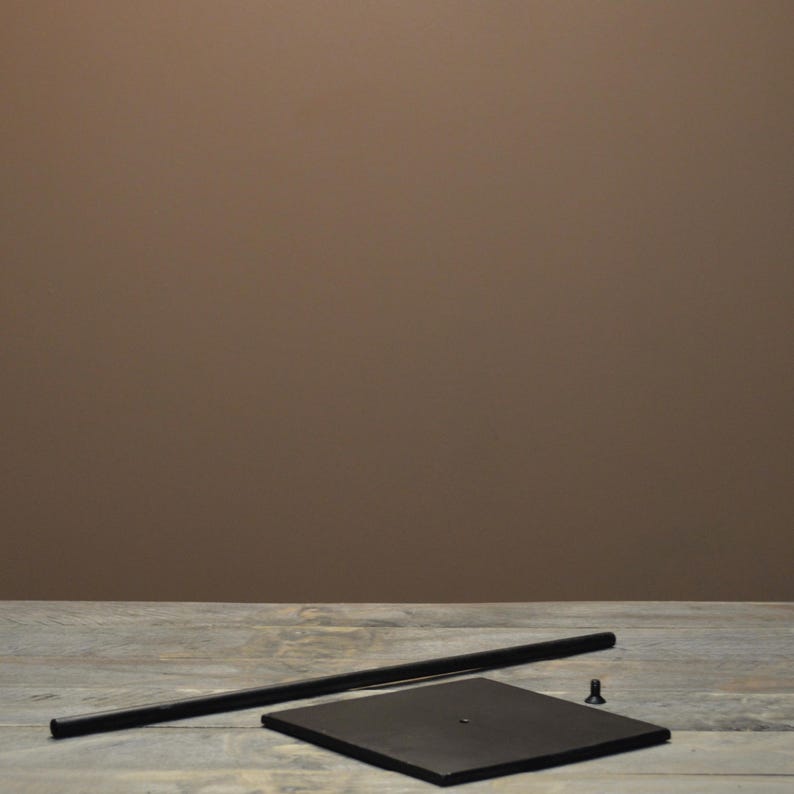 10” High Metal Rod Display Stand for Art Objects - 6x6” Base - Etsy