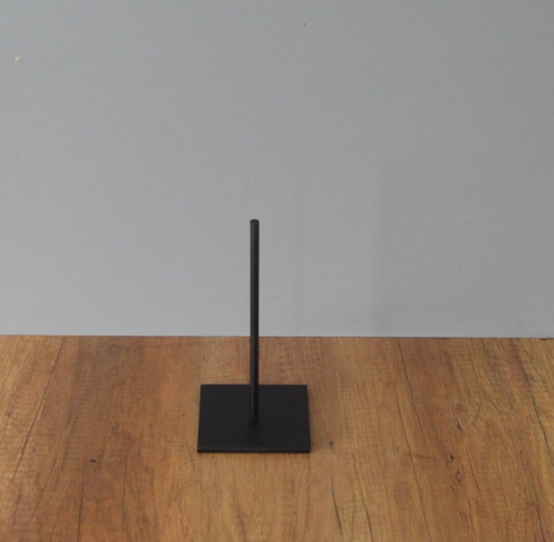 6" Metal Rod Display Stand Base 3x3"base - Etsy