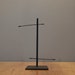 10” High Double Crossbar Metal Display Stand for Art Objects - 4x4 Base ...