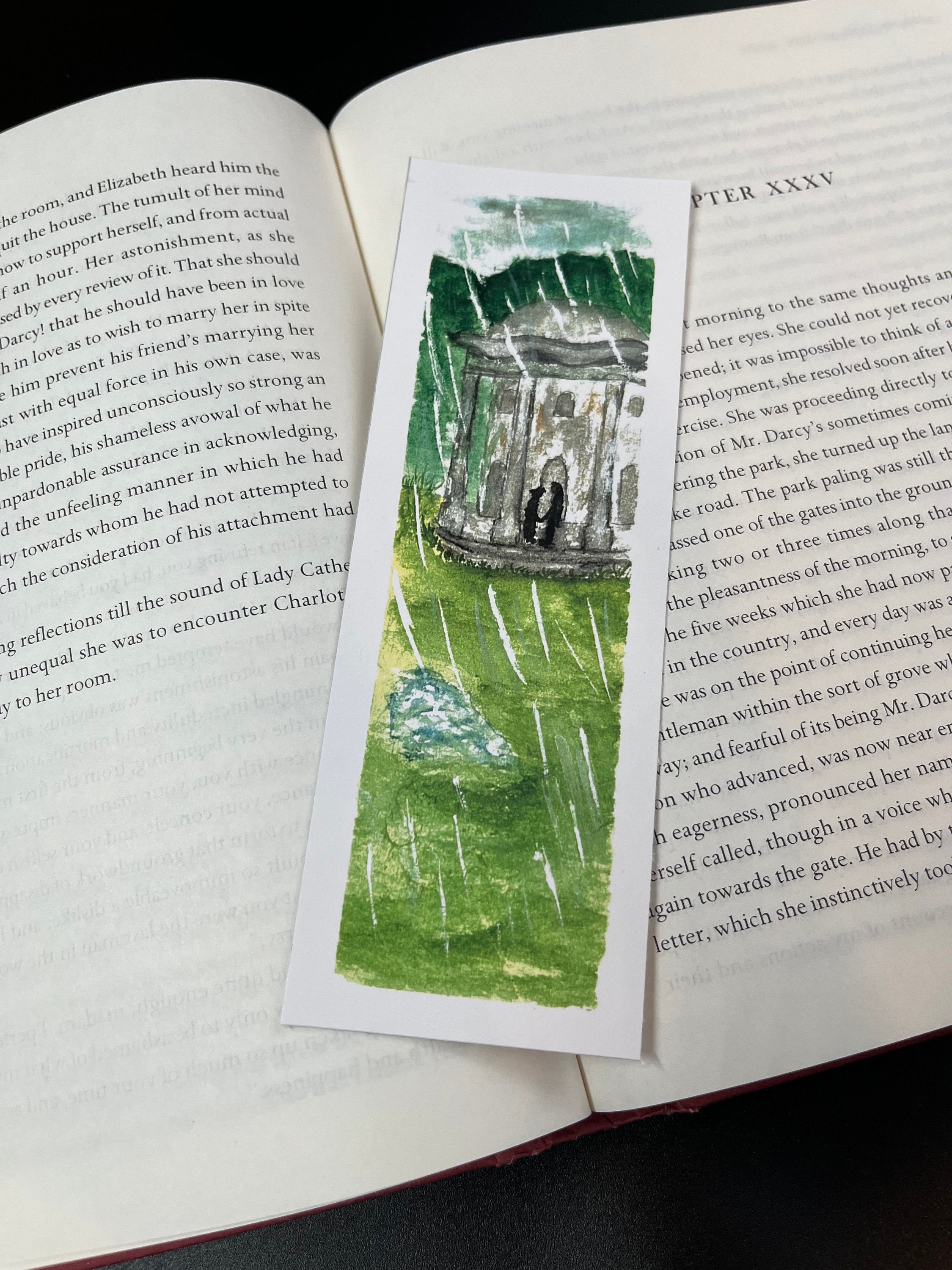 Classic Literature Watercolor Bookmarks: Pride and Prejudice and Anne ...