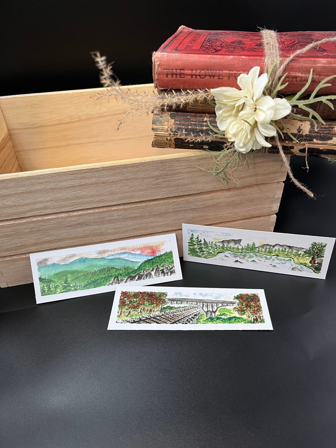 National Parks Set of Watercolor Bookmarks - Etsy