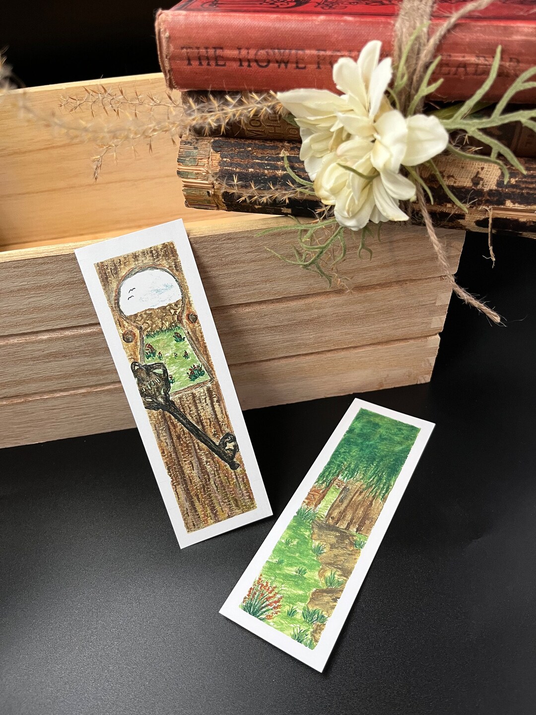 Classic Literature Watercolor Bookmarks: Heidi and the Secret Garden - Etsy
