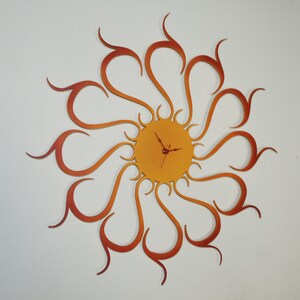 The Inadvertent Sun Clock Custom Hand Made Hand Carved Wall | Etsy