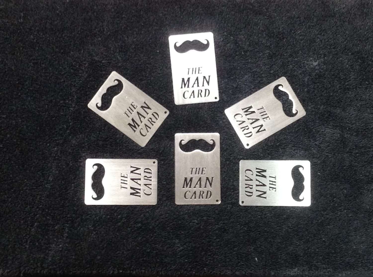 The Man Card 6 PACK, Credit Card Sized Bottle Opener - Etsy