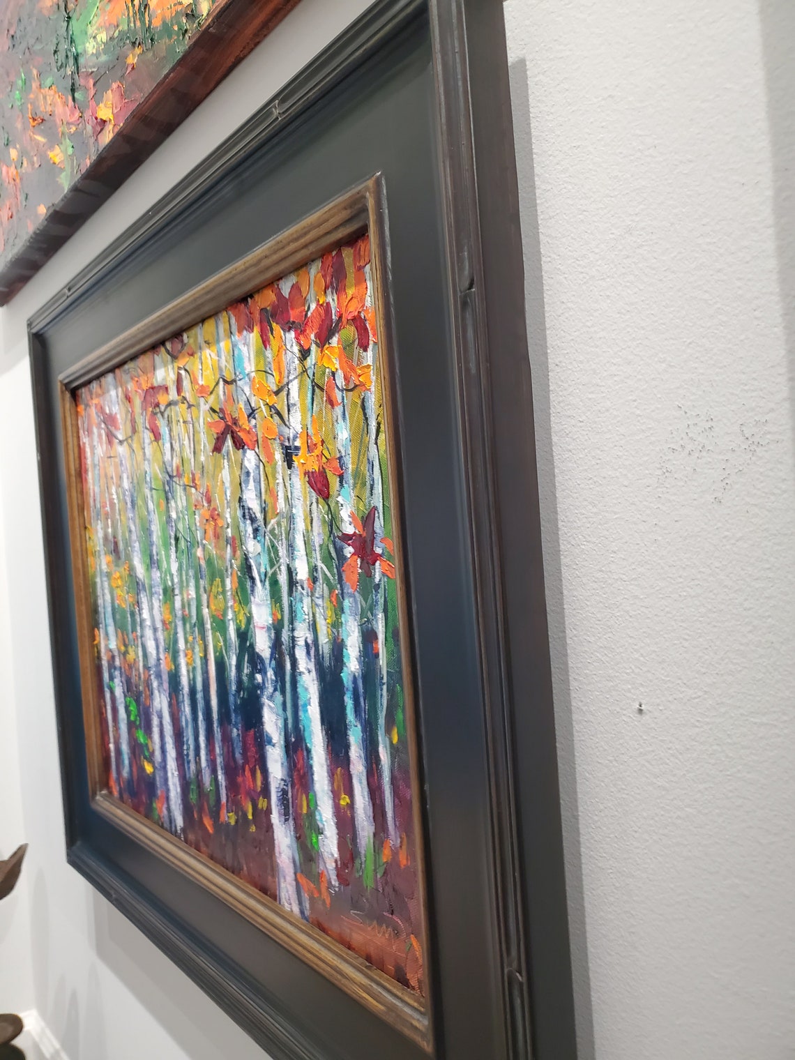 BIRCH DANCING, Colorful Trees, Mountain, Art, Blue Ridge Mountains ...