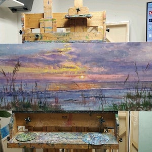 MELLOW YOUR HEART, Original Oil Painting, Canvas Art, Landscape Art ...