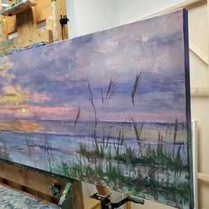 MELLOW YOUR HEART, Original Oil Painting, Canvas Art, Landscape Art ...