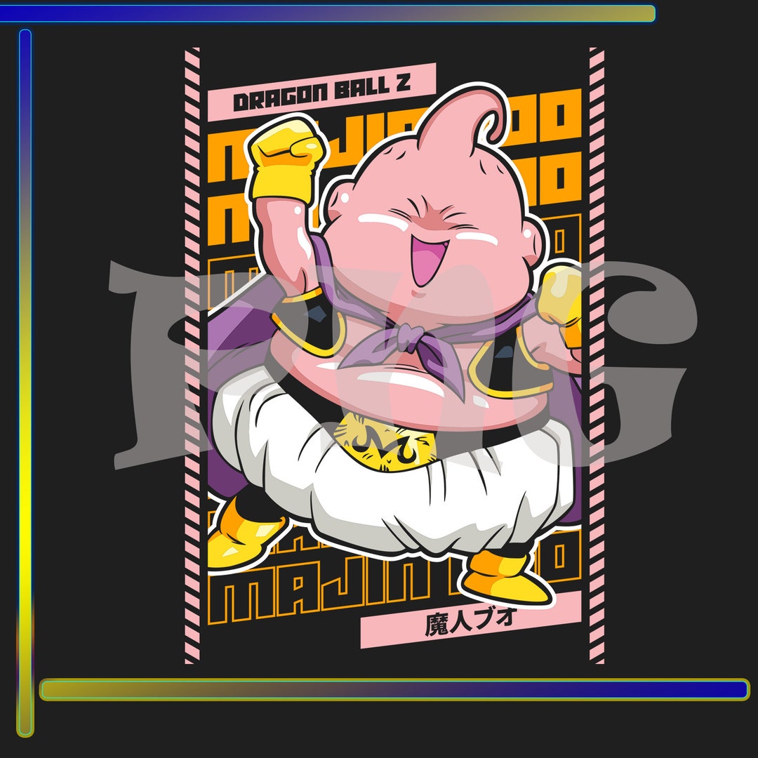 MAJIN BOO1 Png and .ai Anime Clipart Png Anime Png Bundle - Etsy