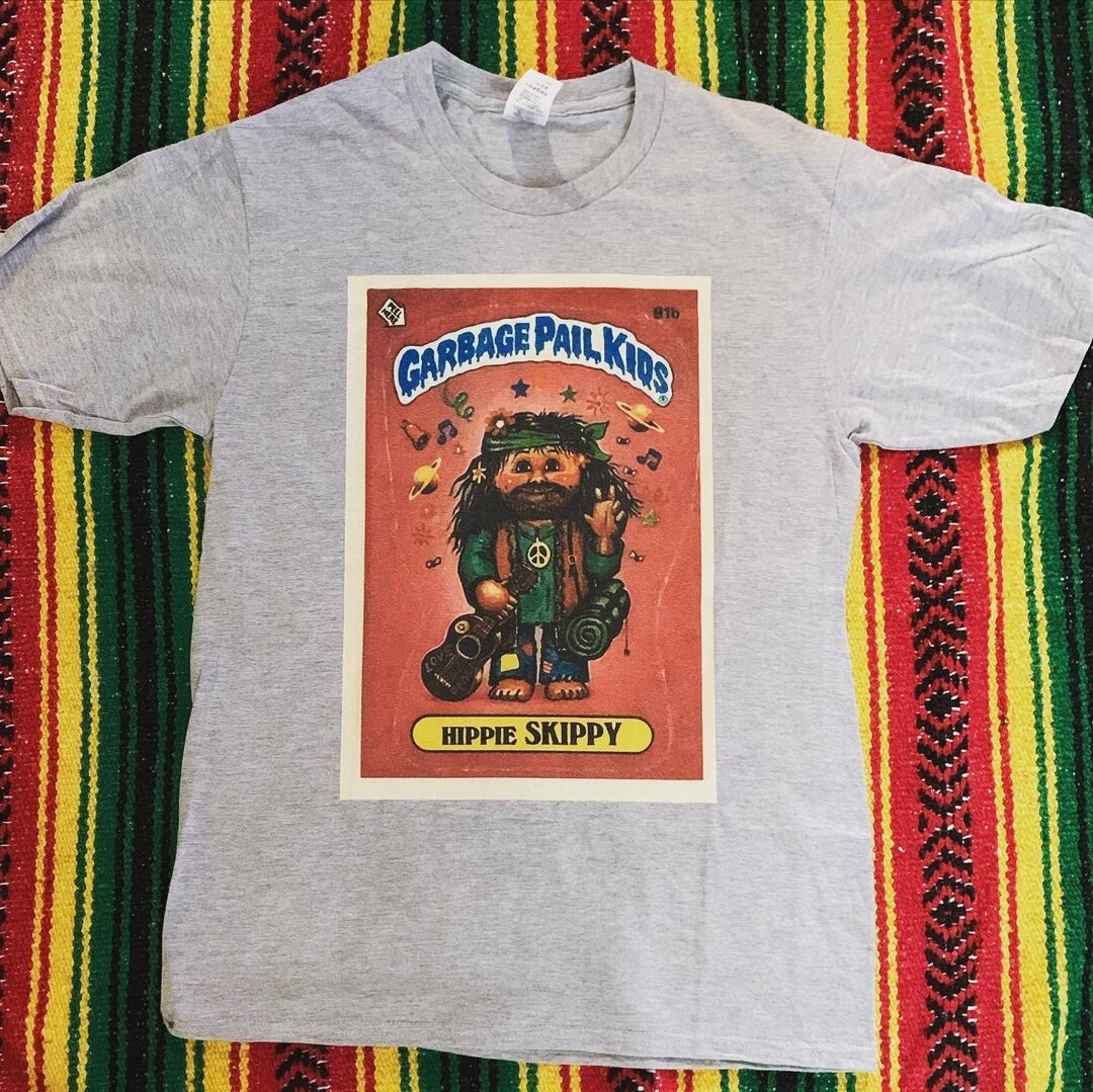 Garbage Pail Kids Hippie Skippy Tee Shirt | 90s Unisex T Shirt Size ...