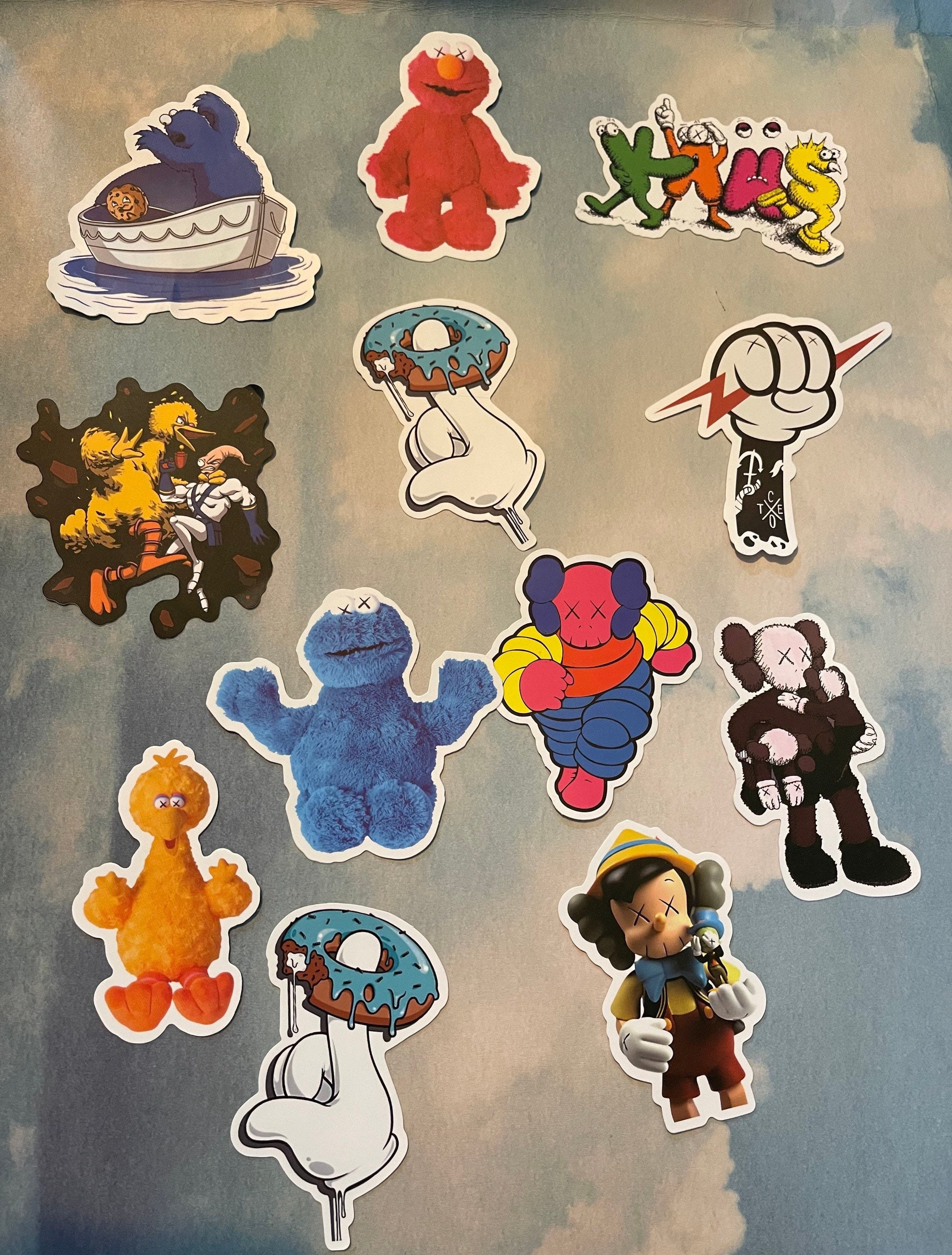 Kaws inspired stickers 4 for 4 Kaws FREE SHIP | Etsy