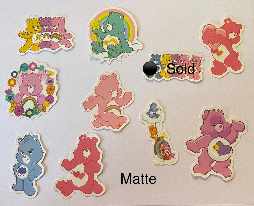 Care Bears Sticker Decal Bumper Sticker Care Bear vinyl - Etsy