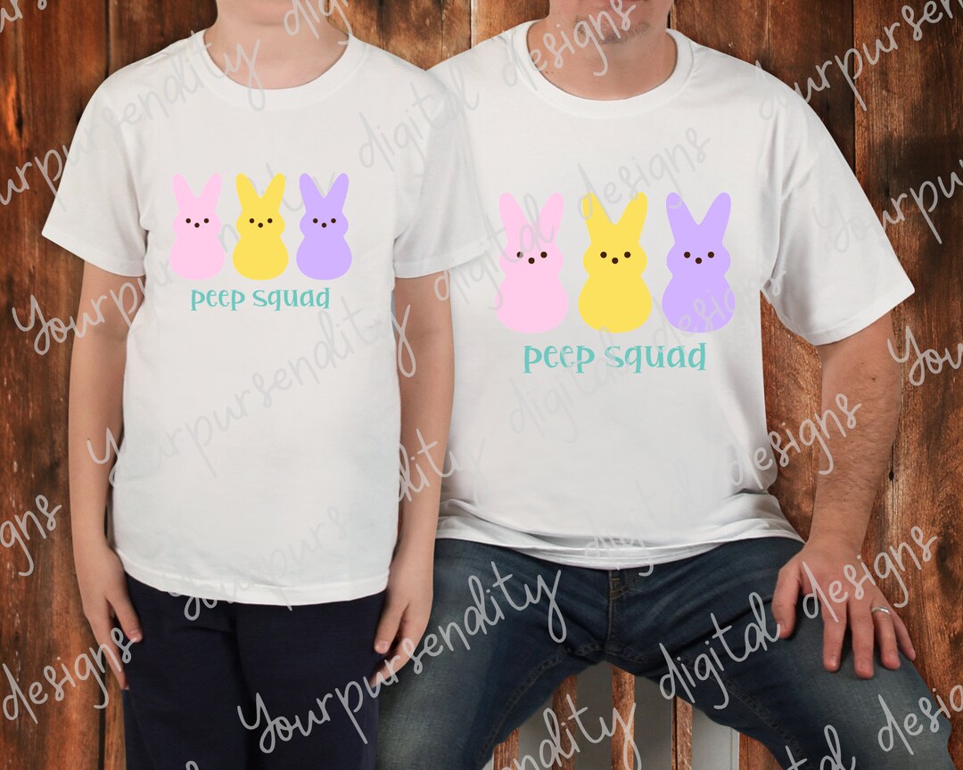 Peep Squad, Easter PNG, Sublimation Design, Sublimation Image ...
