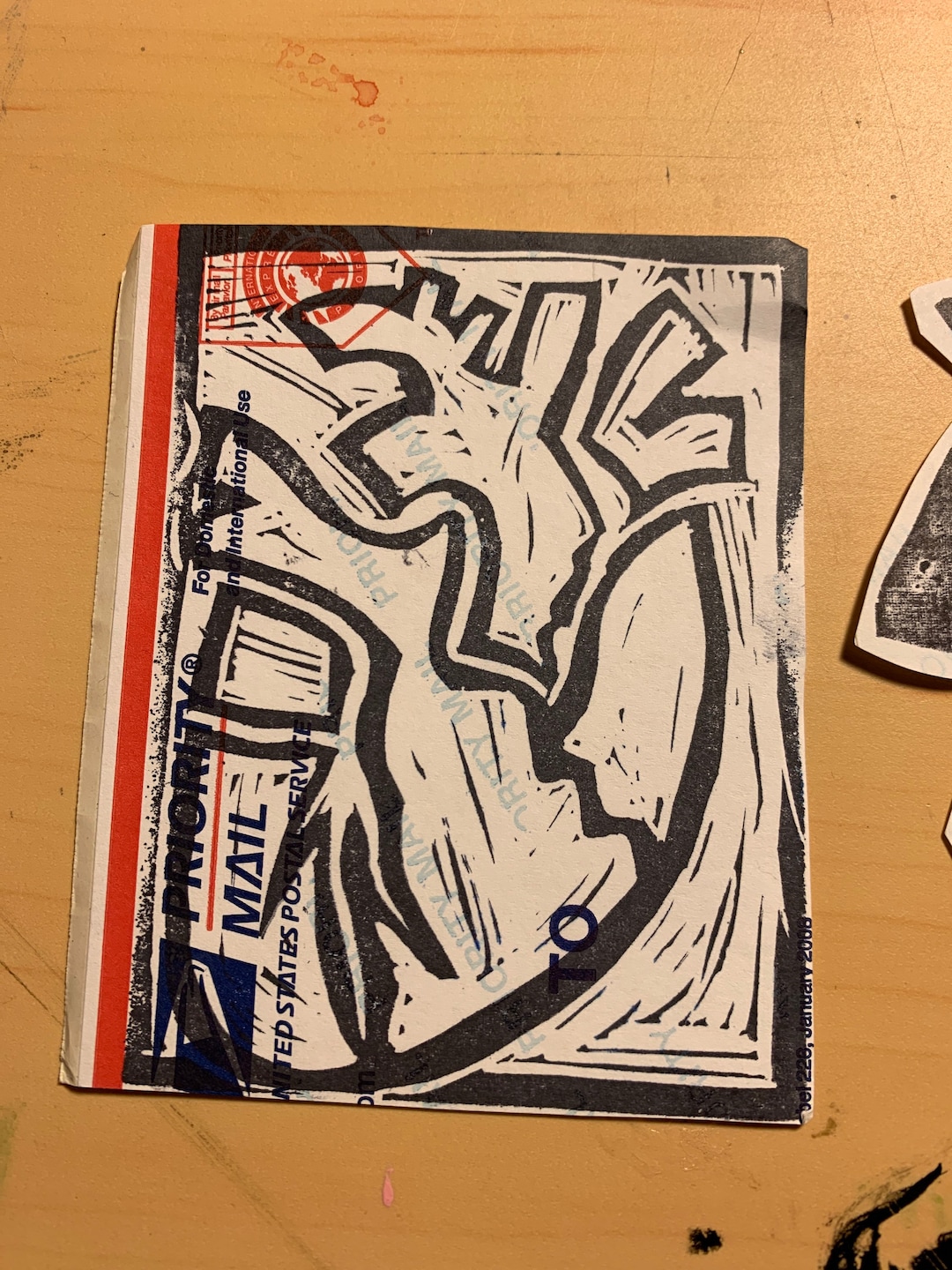 Block Print Sticker Pack - Etsy