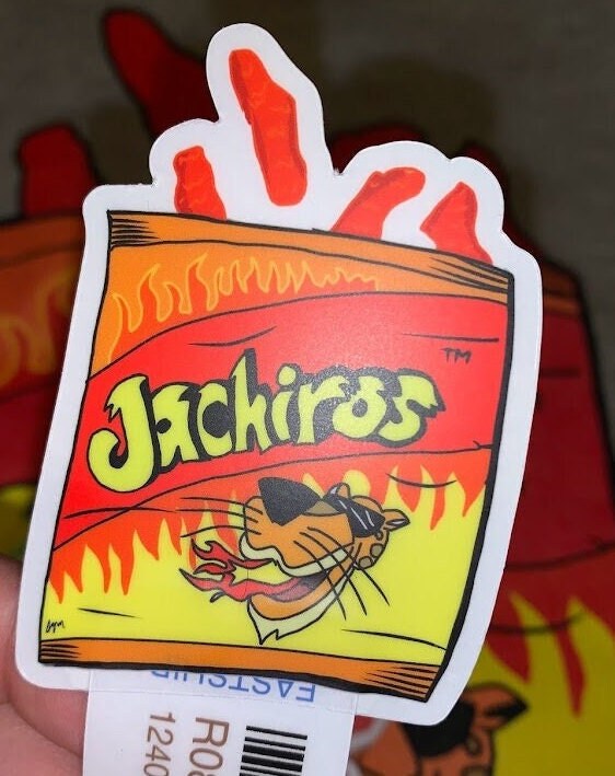 Jachiros - Hot Chips Sticker - Etsy