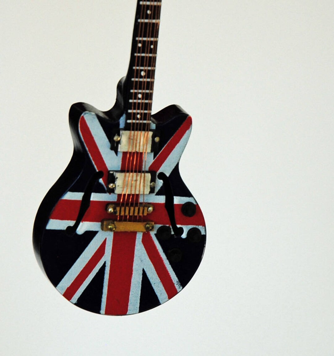 Union Jack Electric Guitar - Etsy