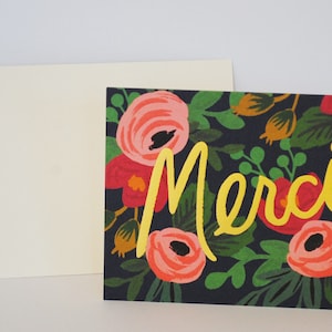 Merci Handmade Thank You Note - Etsy