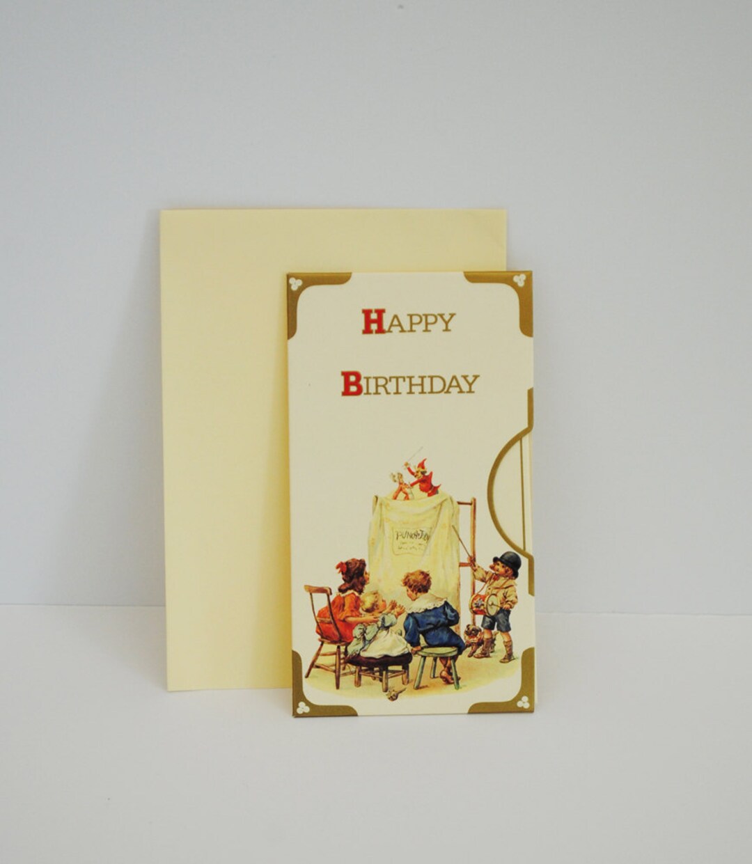 Vintage Inspired Money or Gift Card Birthday Greeting - Etsy