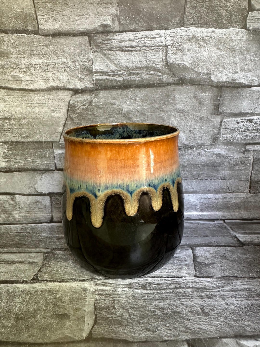 No 2 Small Vase, Eclipse Vase, Pottery Vase, Cosmic Eclipse Vase, Gold Vase, Ceramic Vase ...