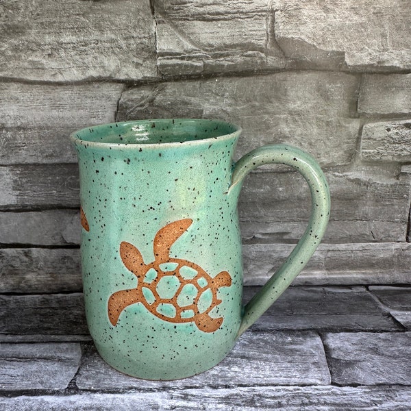 Turtle Mug - Etsy