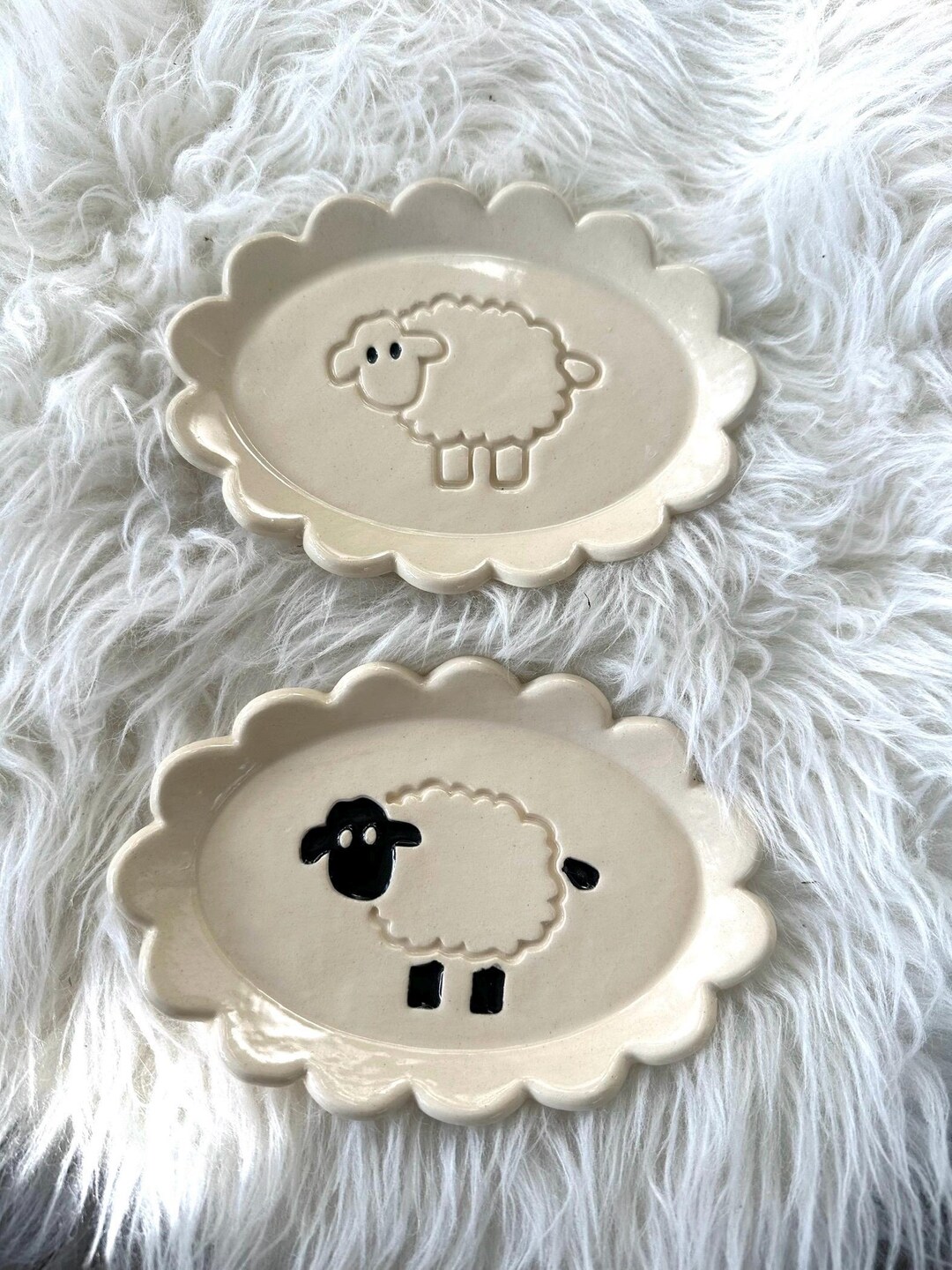 Sheep Ring Dish, Sheep Plate, Sheep Spoon Rest, Jewelry Dish, Trinket ...