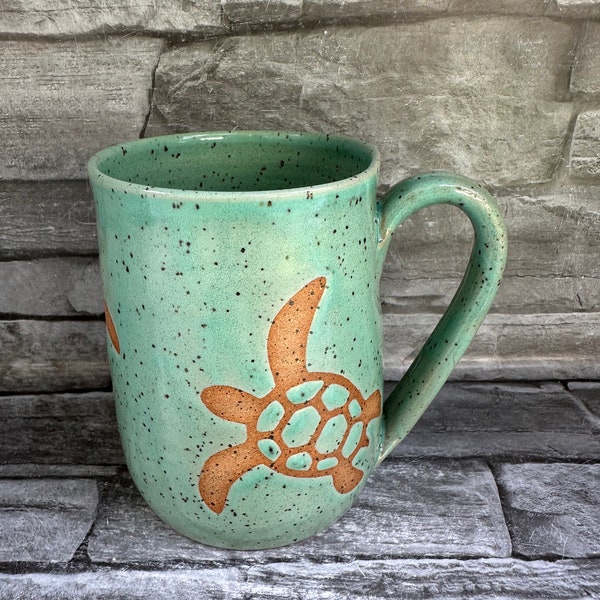 Turtle Mug - Etsy
