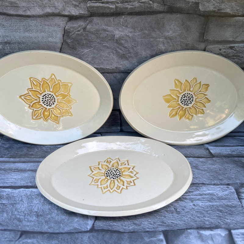 Sunflower Plate - Etsy