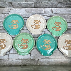 Fox Spoon Rest, Foxy Spoon Rest, White Fox Spoon Rest, Spoon Holder ...