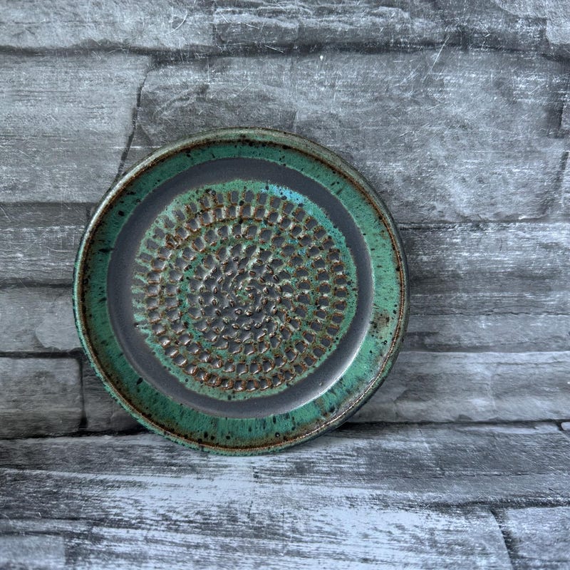 Ceramic Plates Dark Brown - Etsy