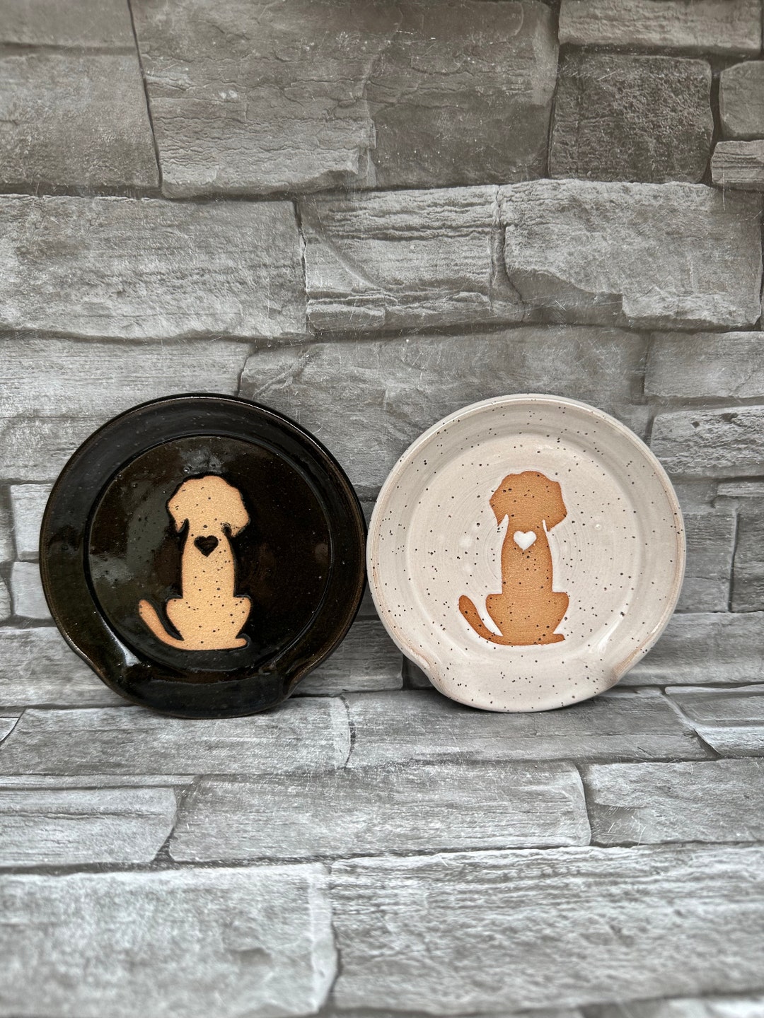 Dog Spoon Rest, Puppy Spoon Rest, White Dog Spoon Rest, Pup Spoon ...