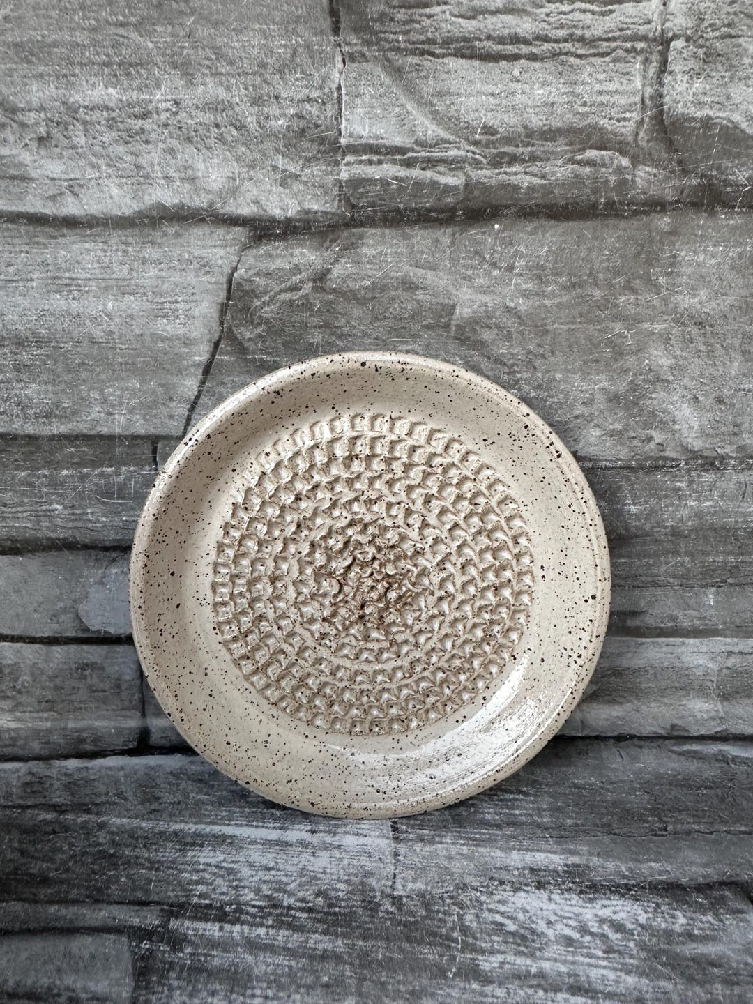 Pottery Garlic Grater, Garlic Grater, Ceramic Garlic Grater, Ginger ...
