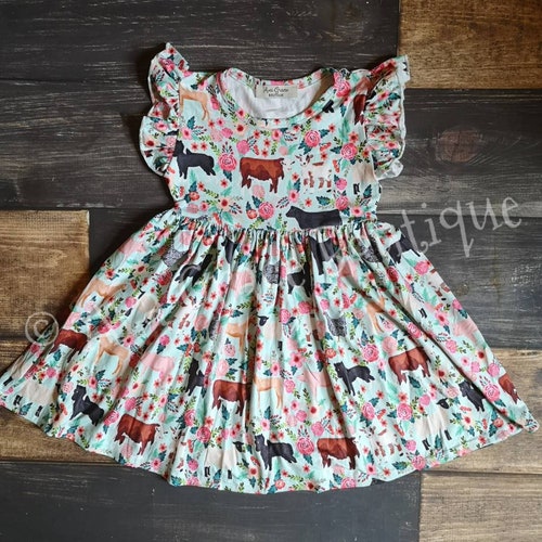 Pillowcase Dress Pig Dress Girls Dress With Pigs Farm | Etsy