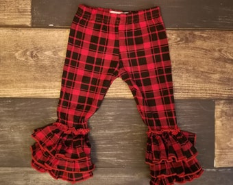 Plaid Ruffle | Etsy