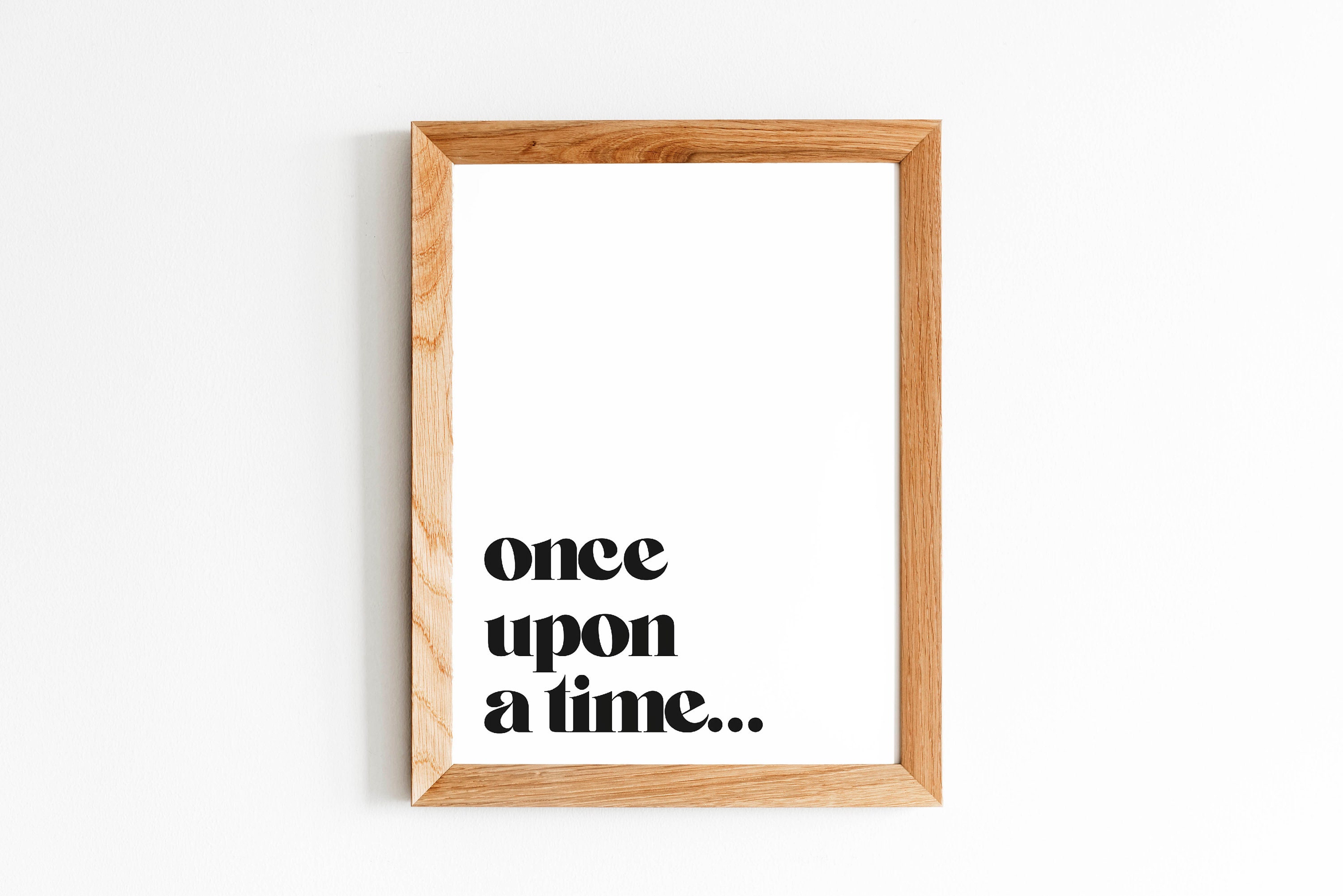 Once Upon a Time Digital Wall Art - Etsy