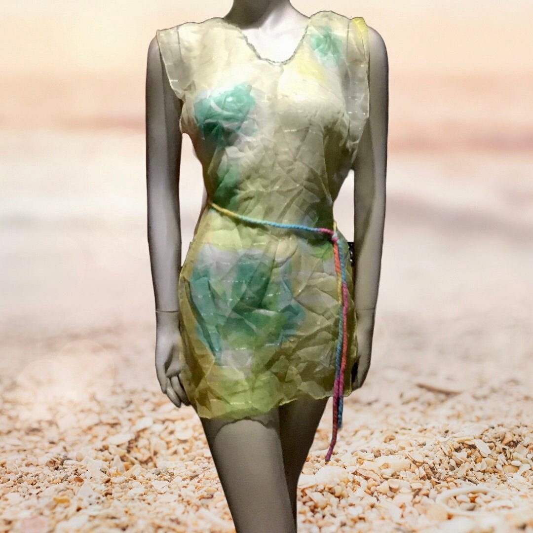 Hand Made New SEBBAN Gorean Kajira Colourful Sheer Ta-teera Pleasure ...