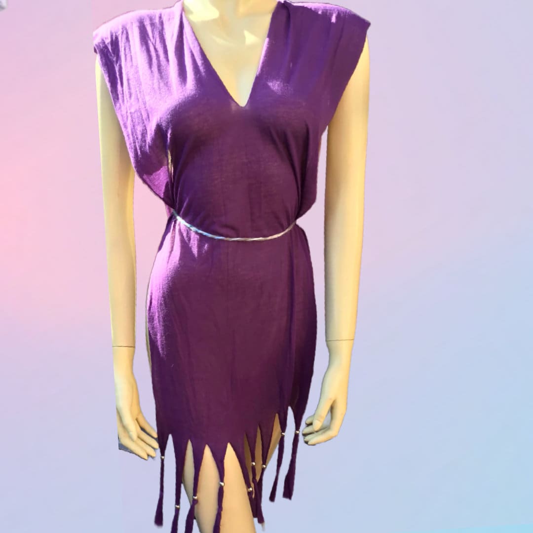 Hand Made New KREE Gorean Beaded Purple Ta-teera Kajira Pleasure Slave ...