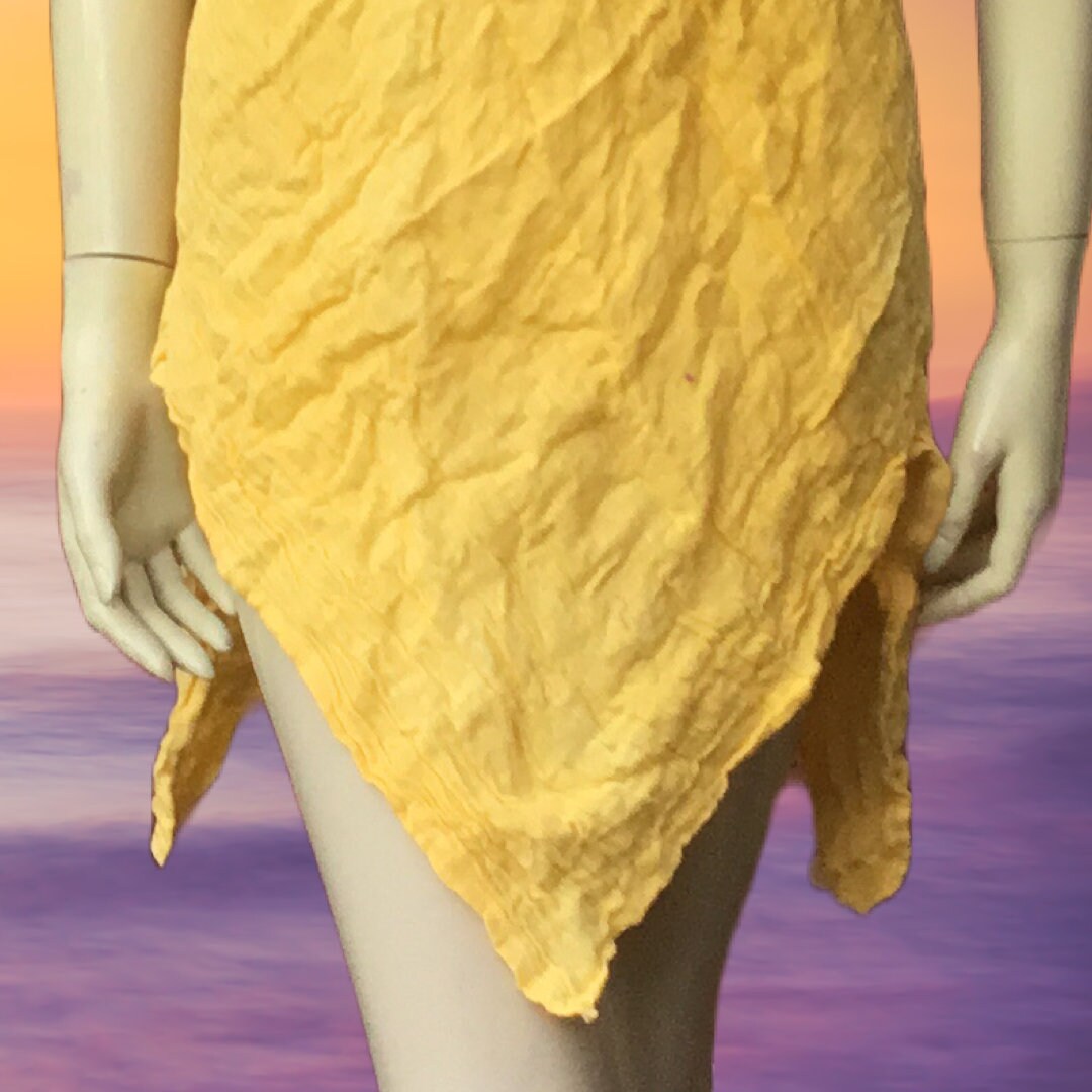 New ASHE Gorean Kajira Spartacus Inspired Roman Slave Girl Yellow Chain ...