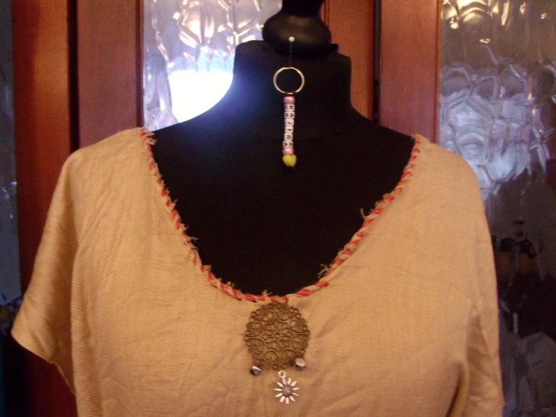 Hand Made New BRIAR Gorean Kajira Cream Fringed Camisk | Etsy