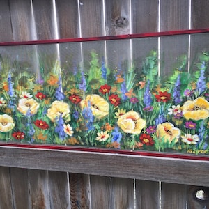 Wild Flowers,spring Art,window Screen Decor,outdoor Art, - Etsy Canada