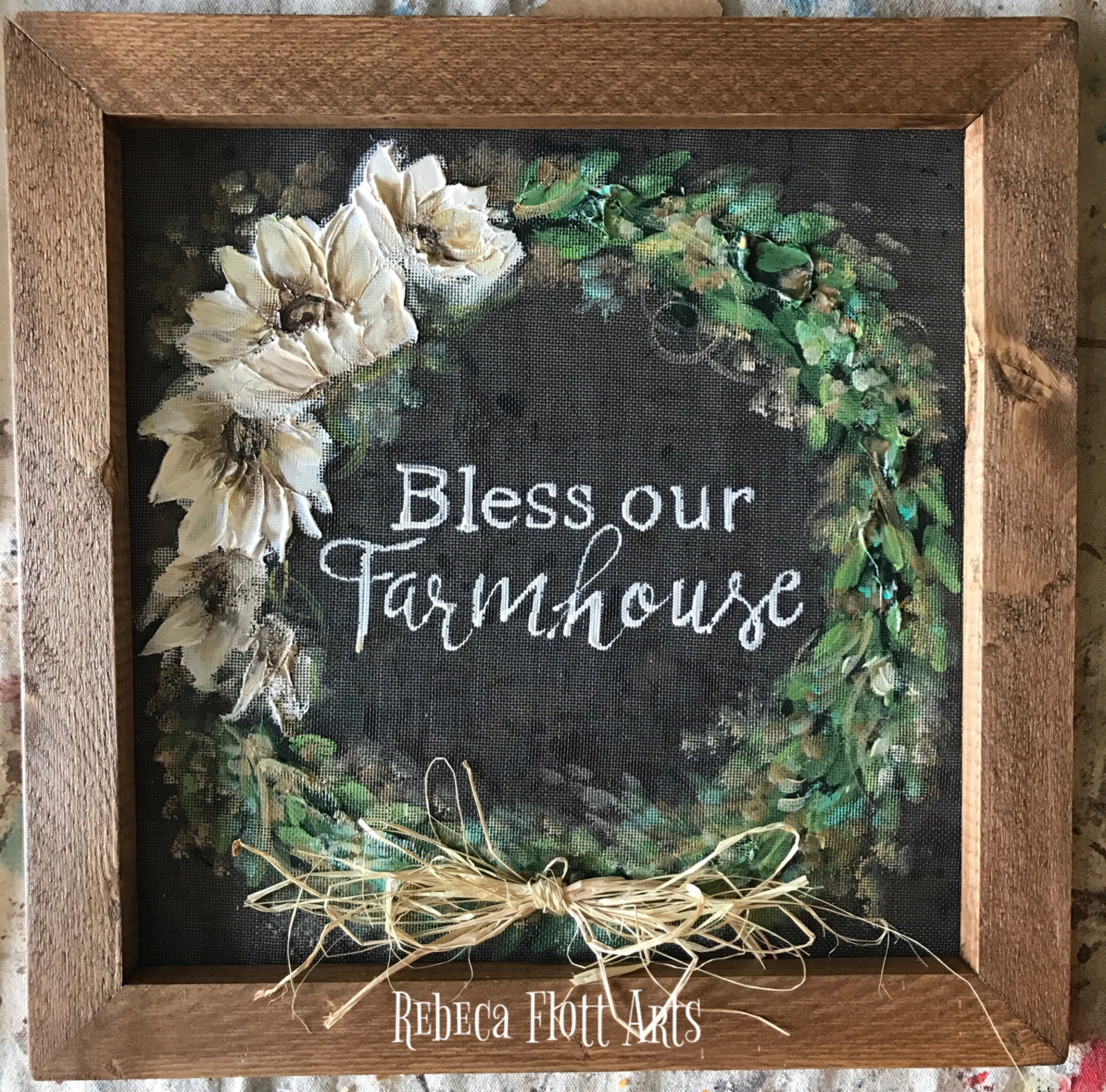 Bless Our Farmhouse Rustic Art - Etsy