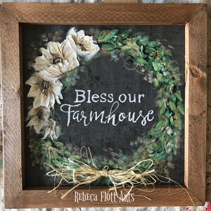 Bless Our Farmhouse Rustic Art - Etsy