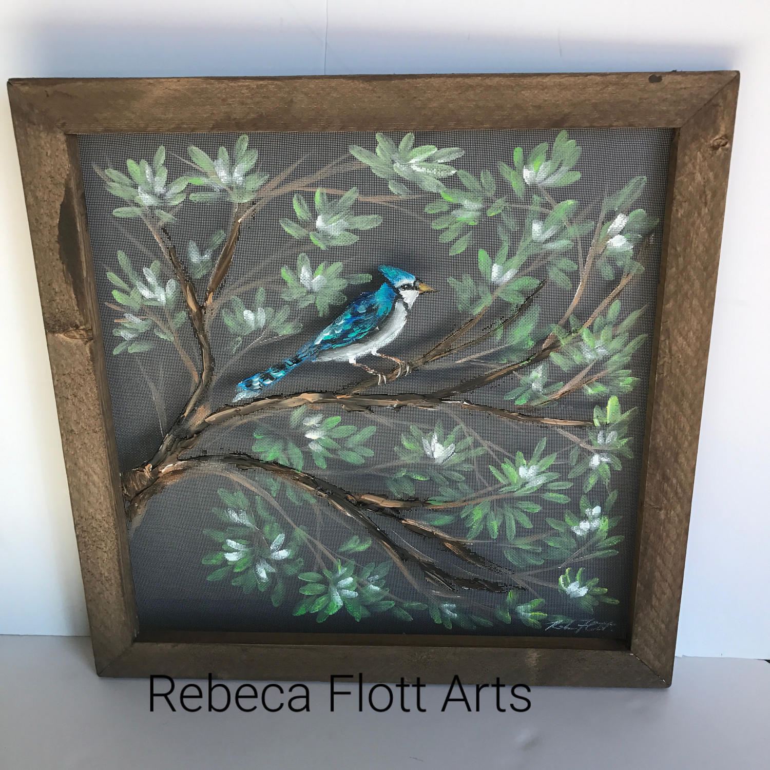 Blue Jay Porch Decor Sprint Time Porch Decor Wall Art | Etsy