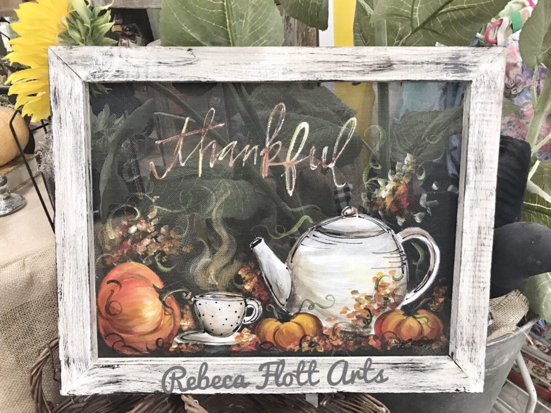 Fall Art, Thankful for Your Gracious Presence - Etsy