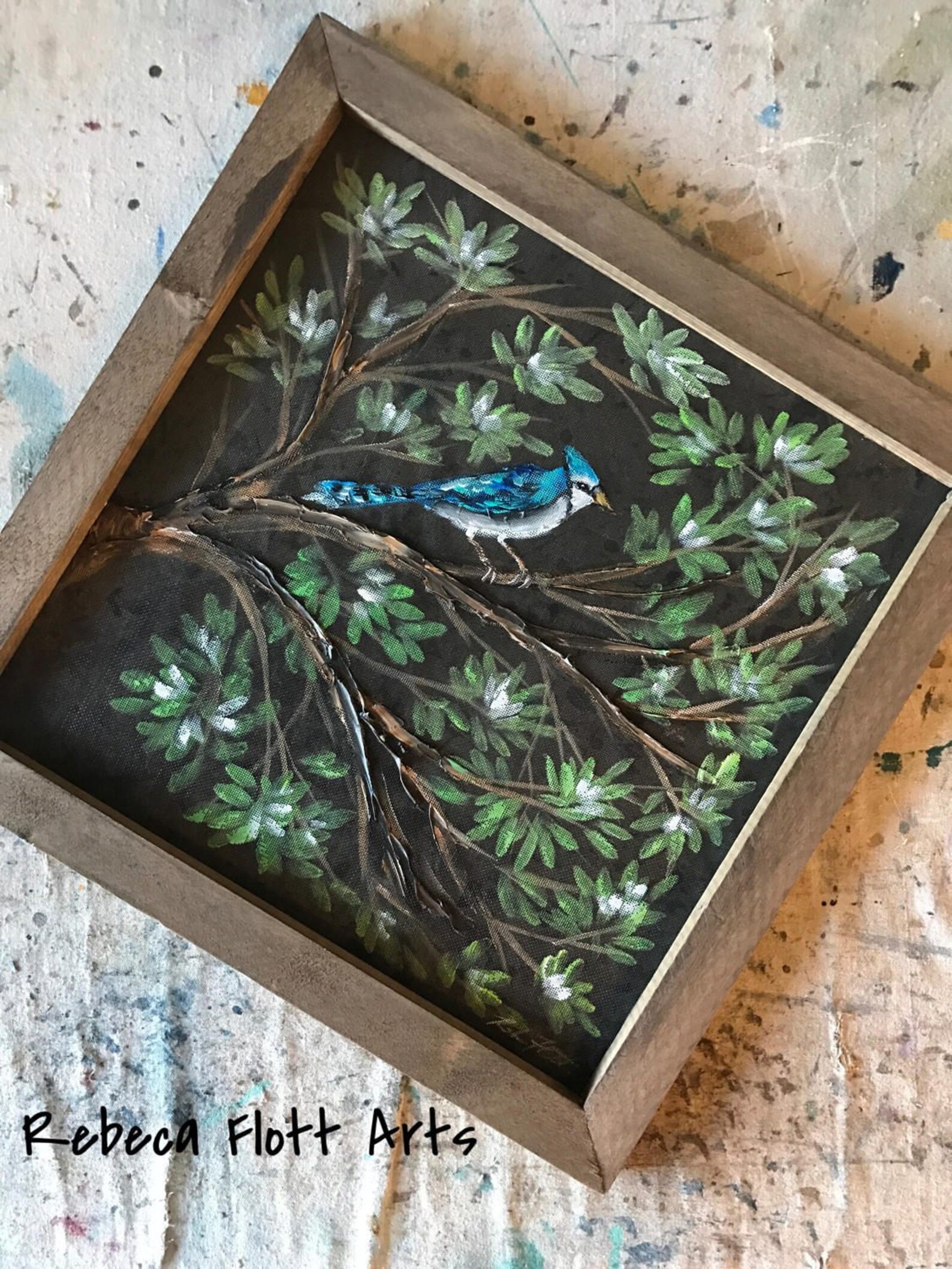 Blue Jay Porch Decor Sprint Time Porch Decor Wall Art | Etsy