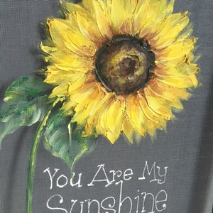 Sunflower,you Are My Sunshine,window Screen,outdoor Art,porch Decor - Etsy