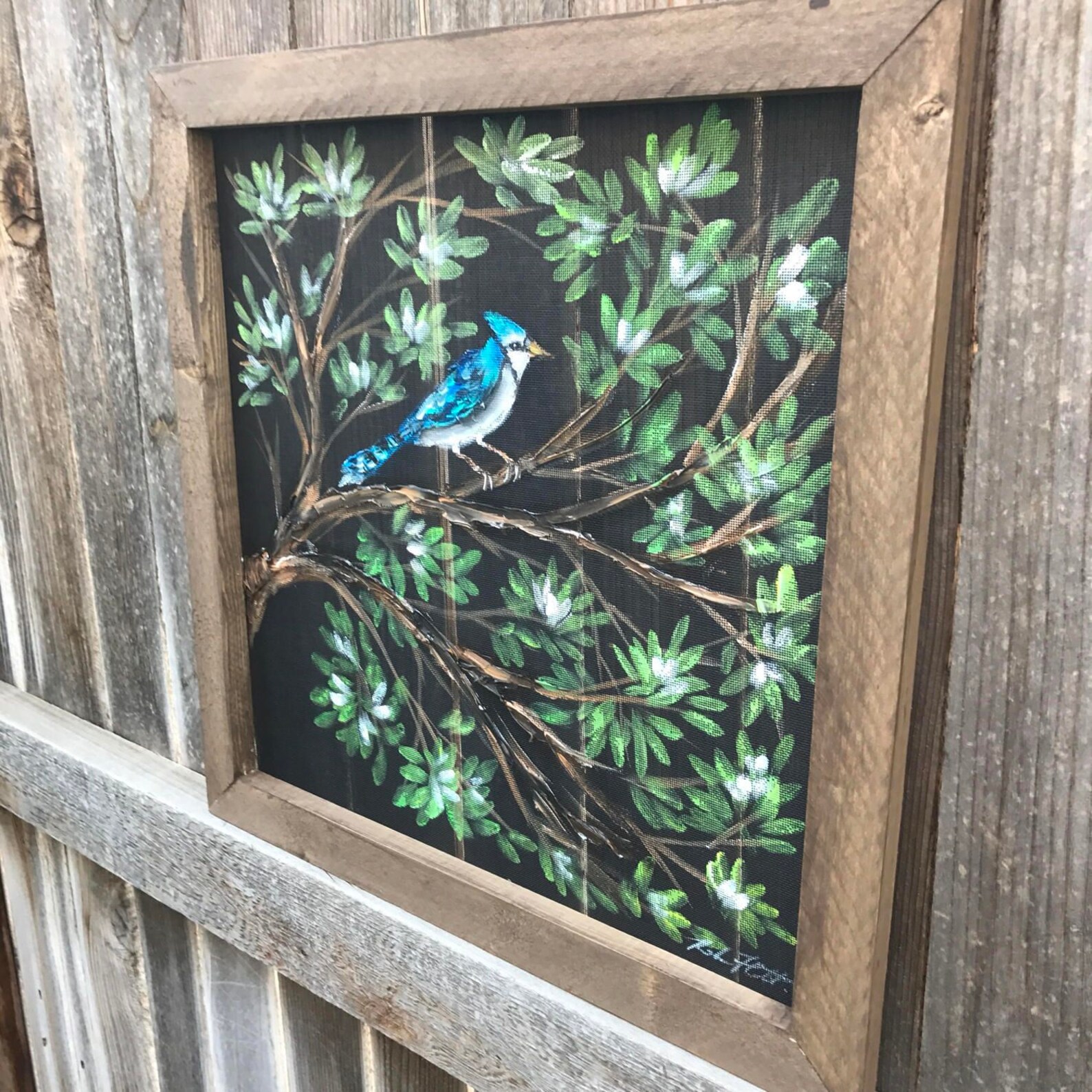 Blue Jay Porch Decor Sprint Time Porch Decor Wall Art - Etsy
