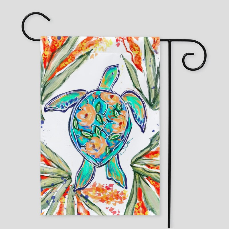 Sea Turtle Garden Flag - Etsy