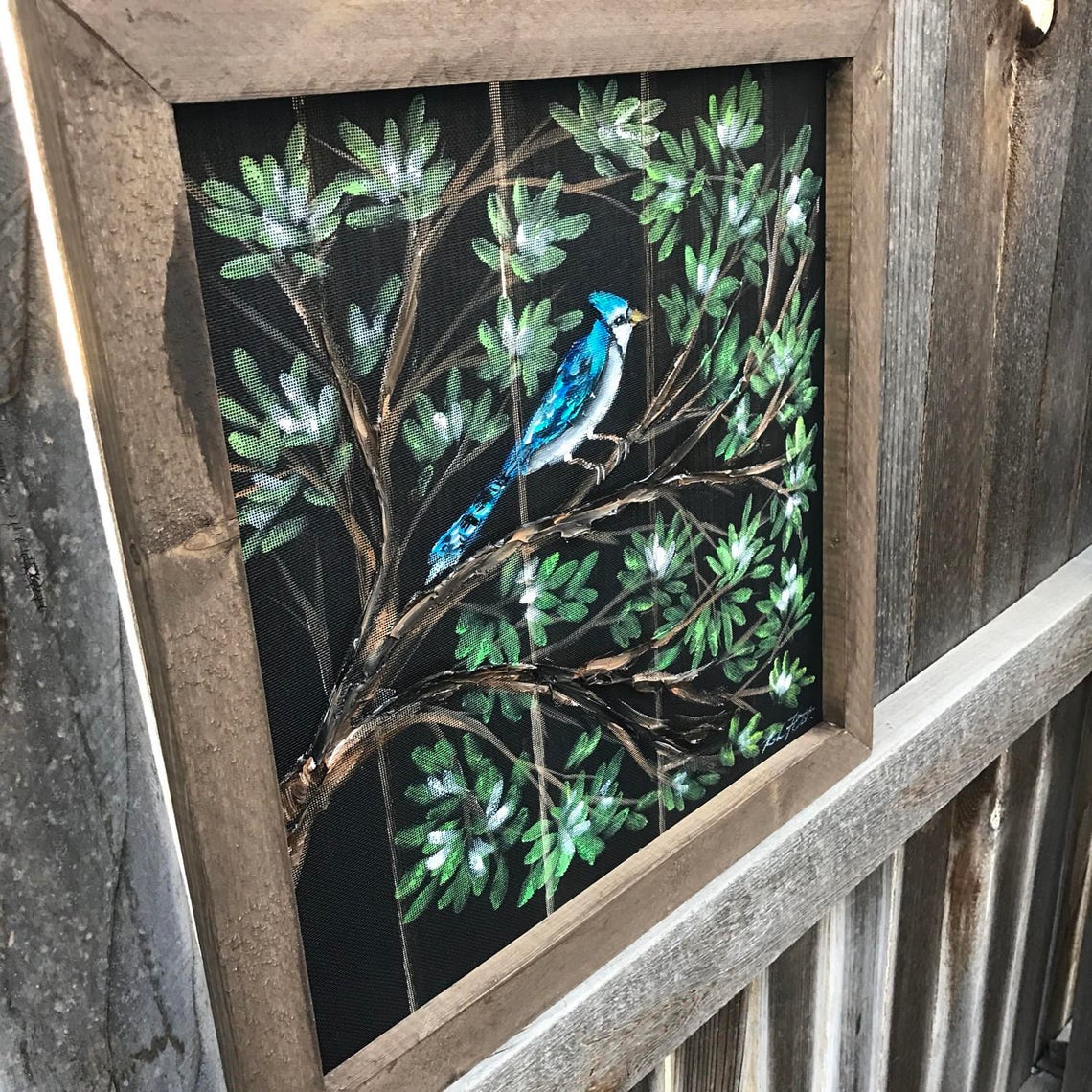 Blue Jay Porch Decor Sprint Time Porch Decor Wall Art - Etsy
