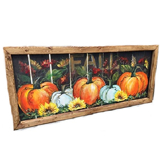 Fall Screen Art Porch Decor Screen Fall Sunflower - Etsy