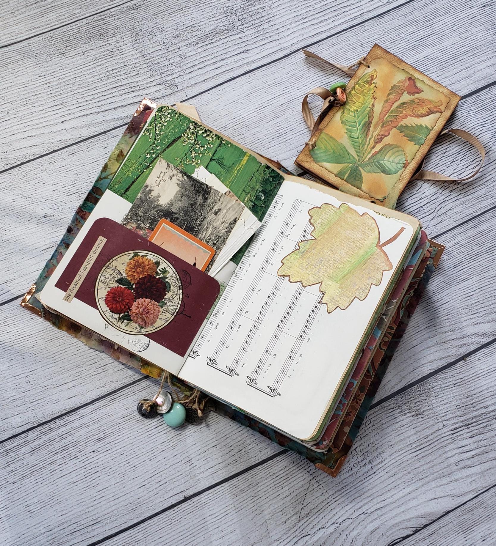 Autumn, Fall Handmade Junk Journal - Etsy